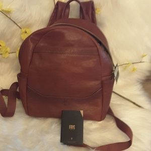 Frye | Bags | Frye Genuine Leather Backpack Front Split | Poshmark